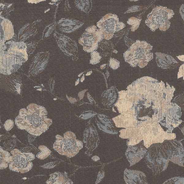 Devon Floral Brown, Upholstery Fabric – Balmoral Textiles Limited