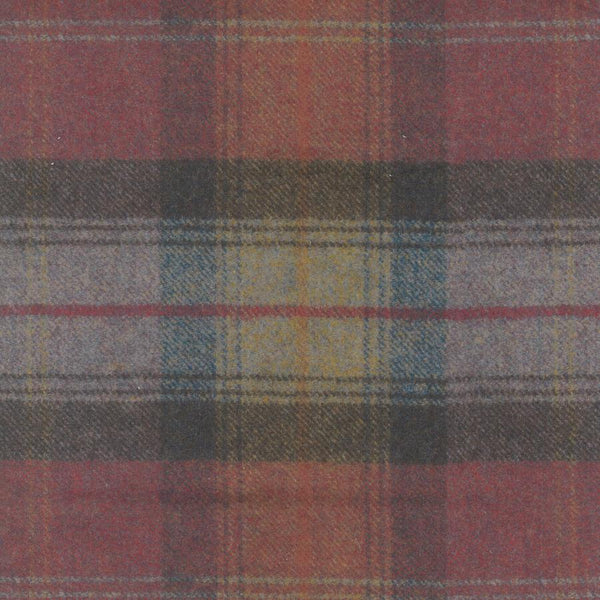 Montrose, Plaid Moorland Heather, Upholstery Fabric – Balmoral Textiles ...
